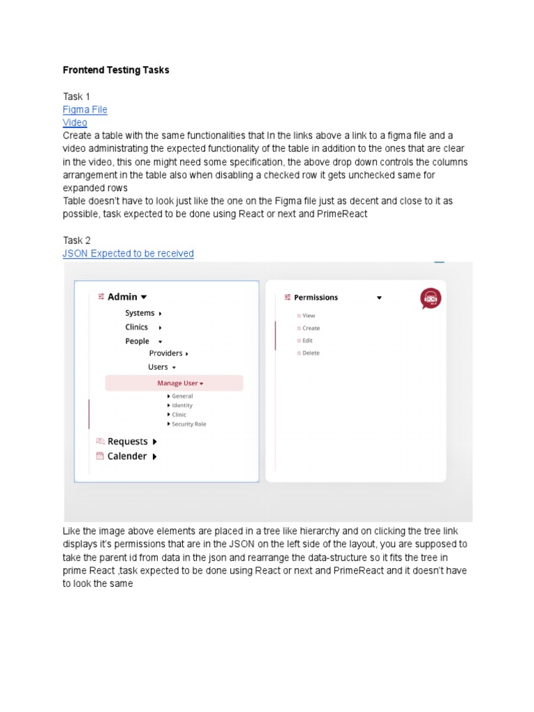 Frontend Testing Tasks | PDF Frontend Testing Tasks | PDF
