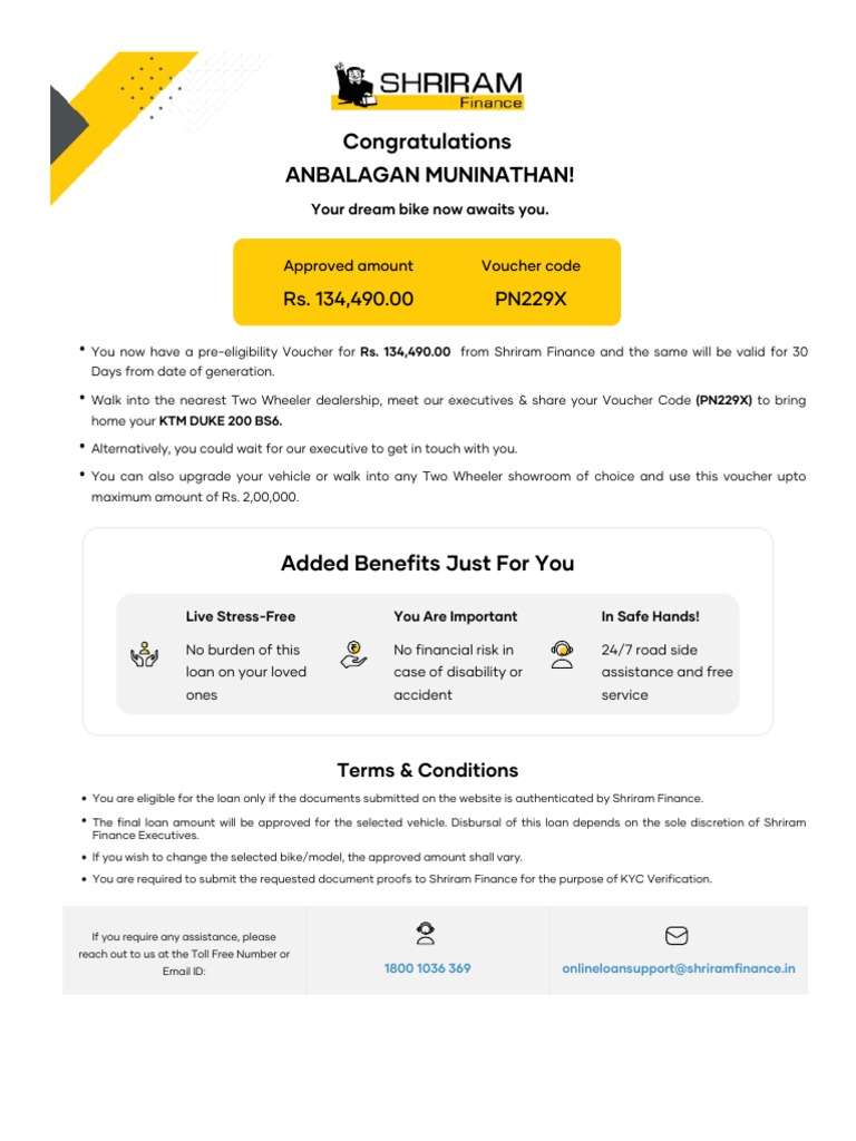 SFL Voucher Anbalagan Muninathan | PDF