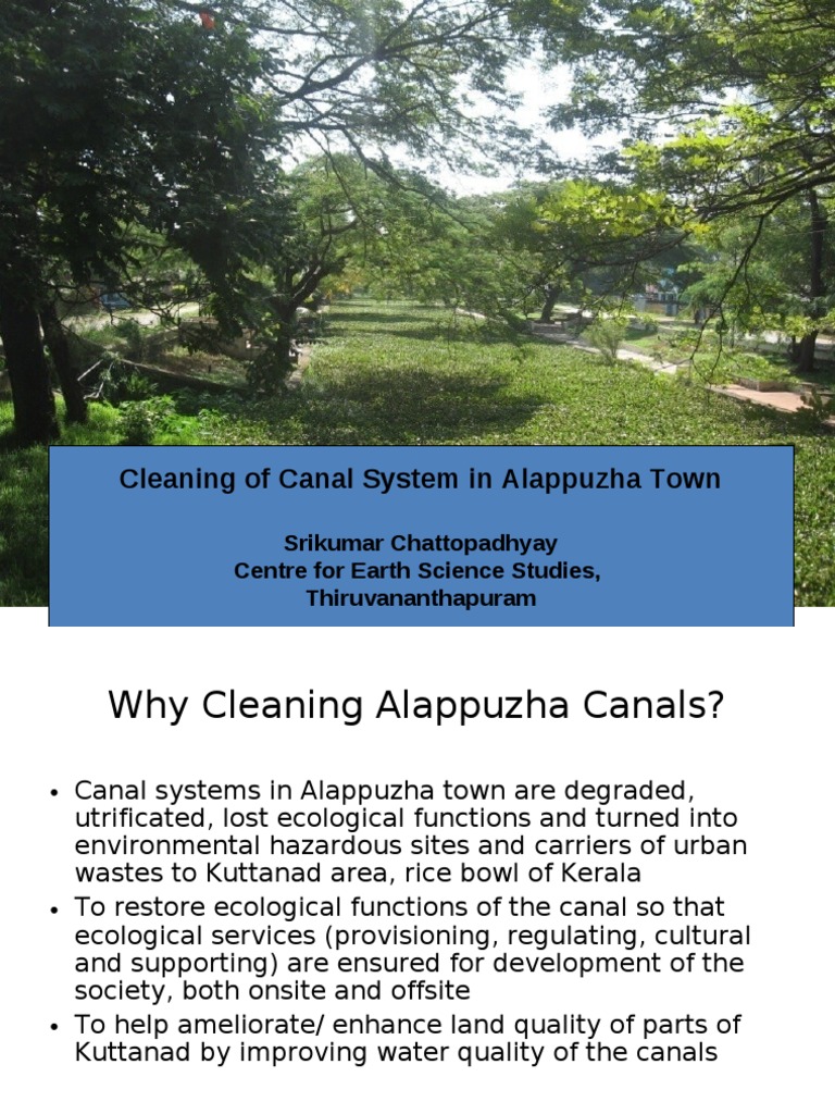 Cleaning of Canal System in Alappuzha Town | PDF | Sea | Water