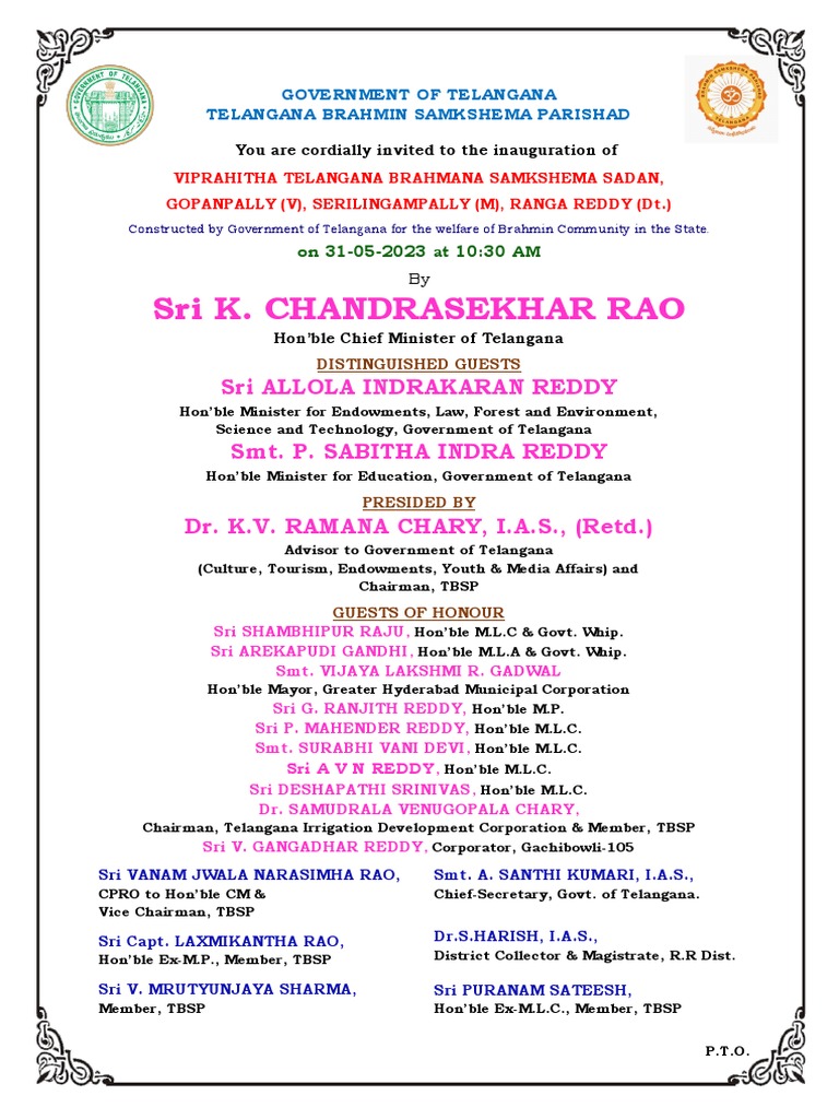 Invitation Draft | PDF