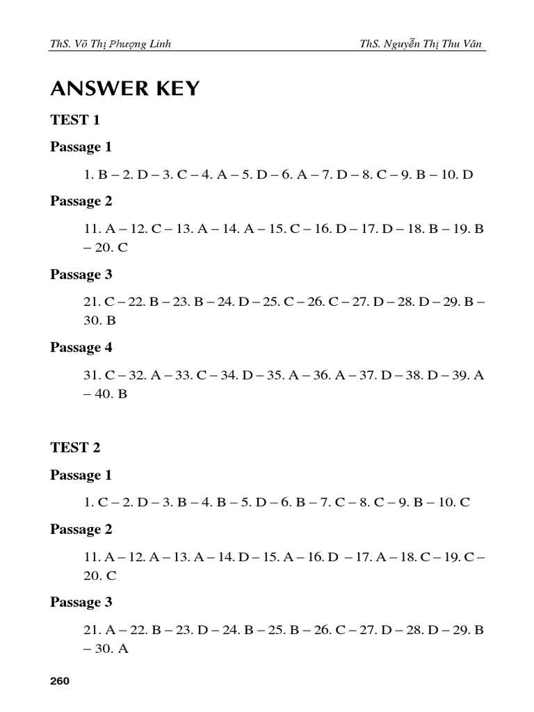 Answer Key 20 Đe Vstep | PDF | Méthodes et références pédagogiques