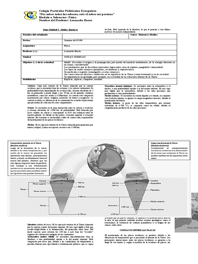 Guía - SISMOS | PDF | Temblores | Tsunami