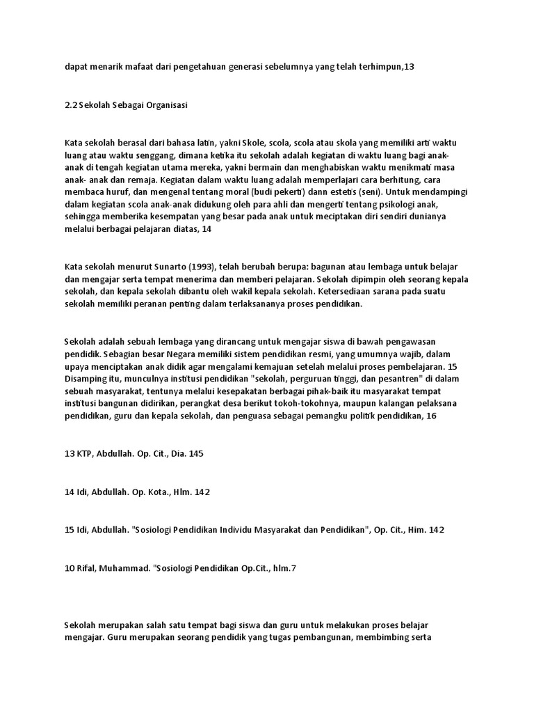 Dokumen Sosiologi Mentah | PDF