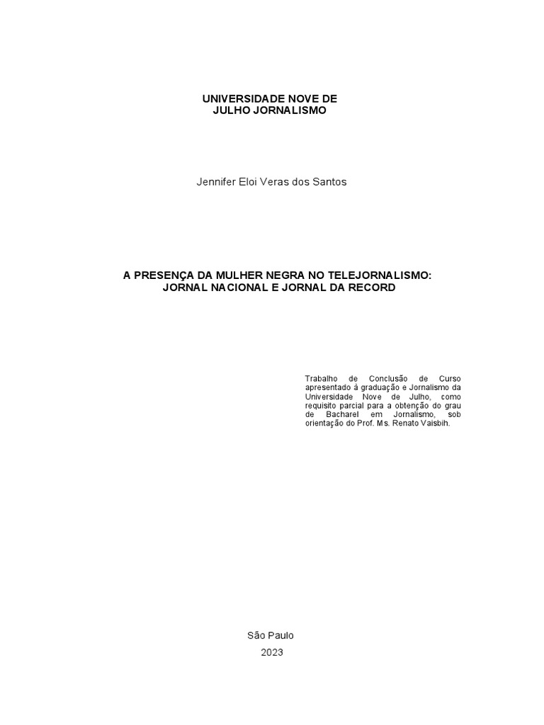 Folha de Rosto | PDF