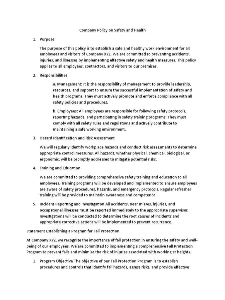 DB 5 Module Safety Policy, Rules, and Procedures | Download Free PDF ...