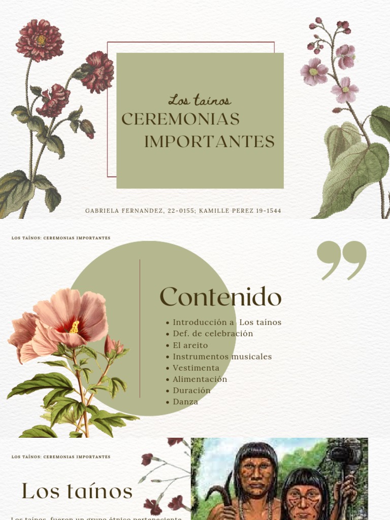 Ceremonias y Cultura de los Taínos | PDF