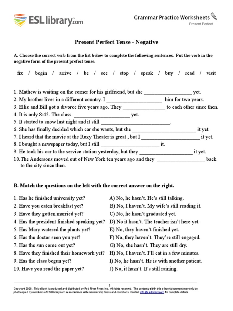 Present Perfect Simple Vs Simple Past | PDF | Linguistics