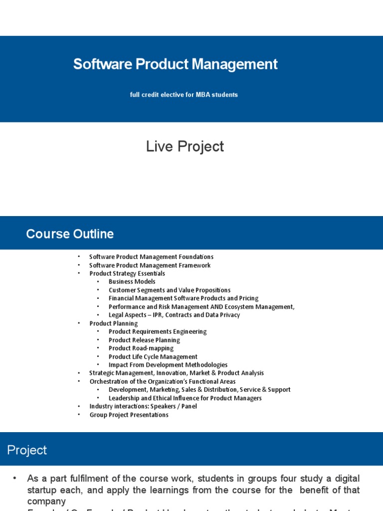 MBA Software Product Management | PDF | Strategic Management | Business Model