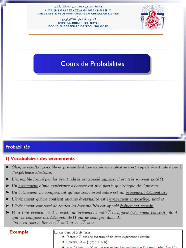 Probabilit Ã© | PDF