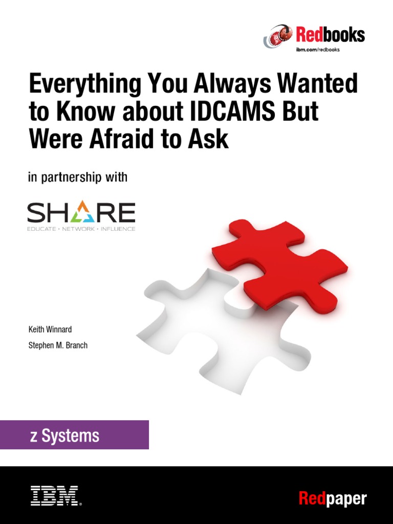 IDCAMS | PDF | Computer Architecture | System Software