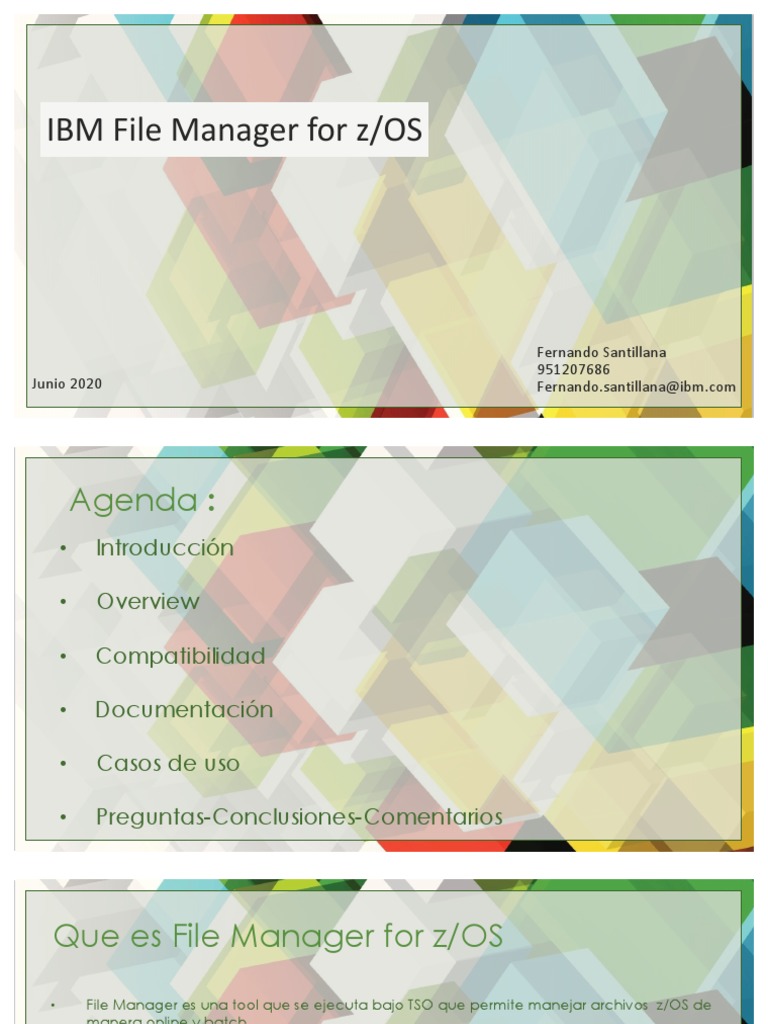 IBM File Manager For Z | PDF | Informática