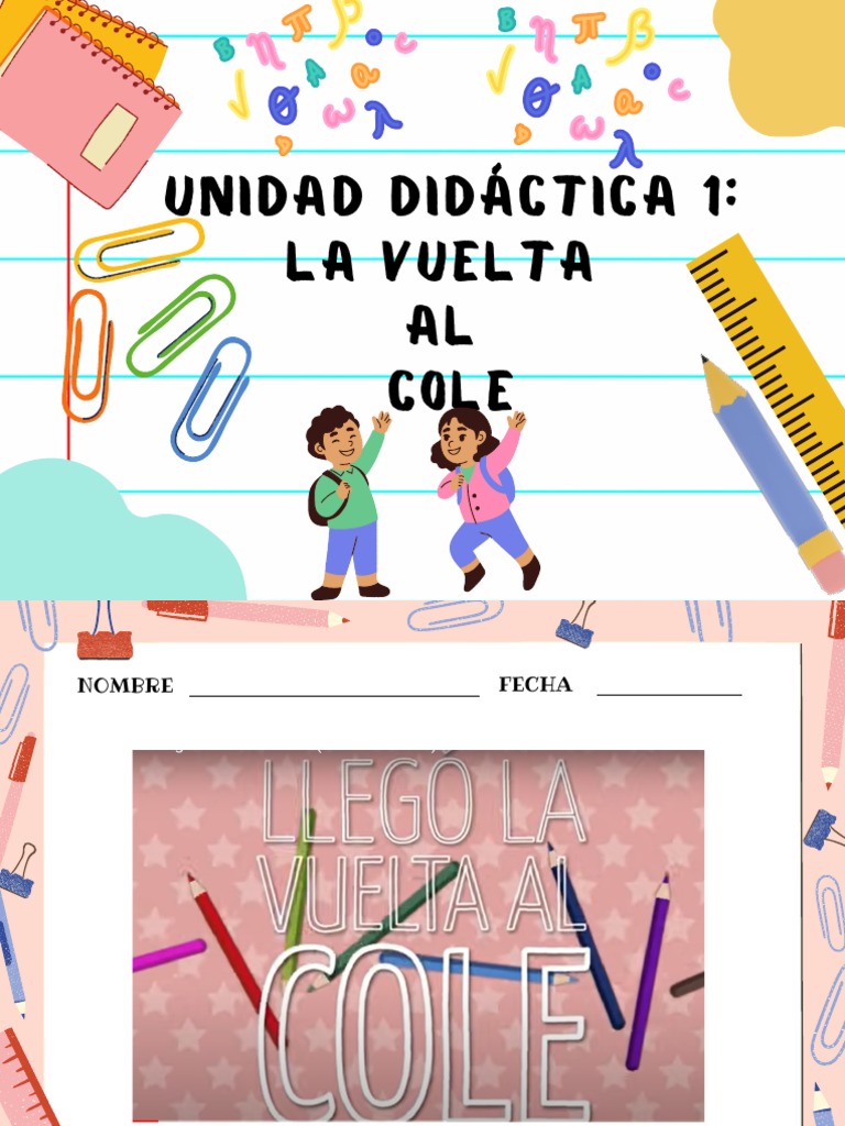 Actividades VUELTA AL COLE | PDF