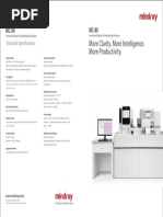 Mindray Reagent Brochure | PDF