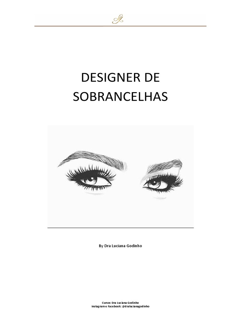 Apostila Designer De Sobrancelhas Download Grátis Pdf Pele Animal
