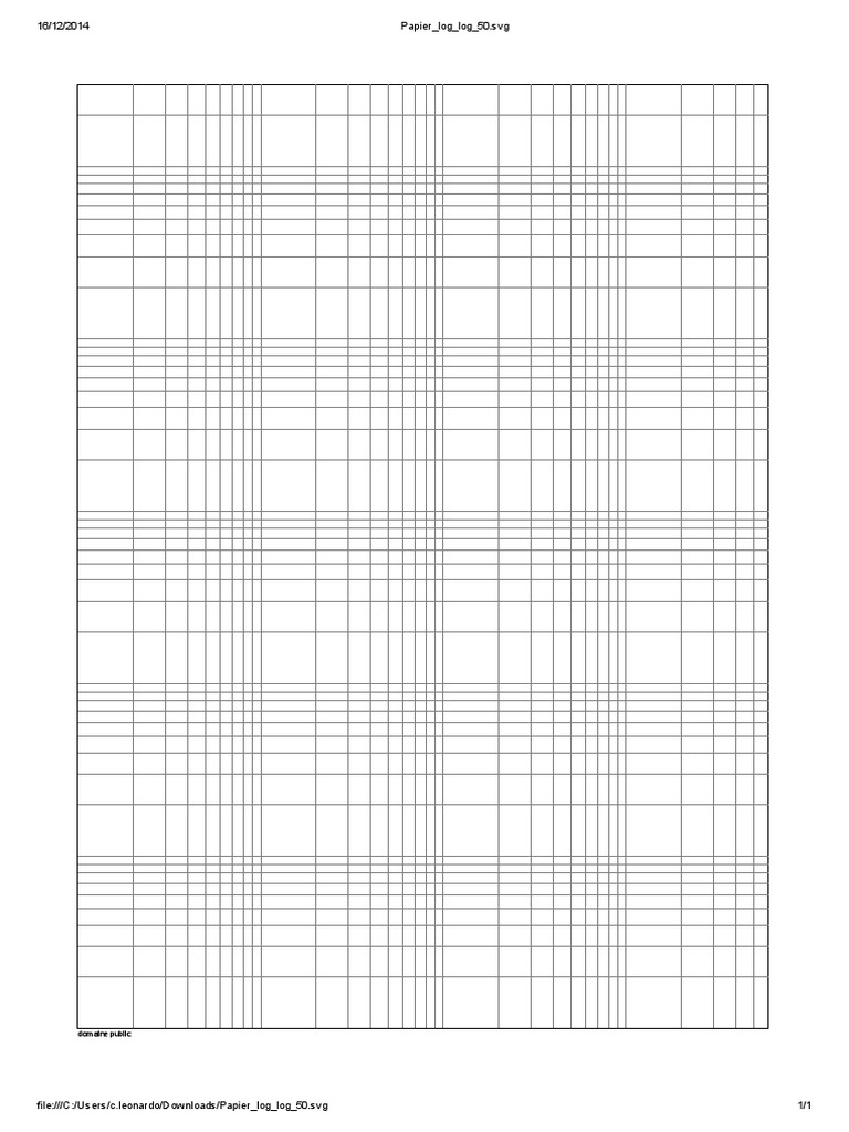 Papel Log Log 50 | PDF