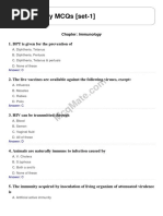 Microbiology MCQ Questions | PDF | Bacteria | Gram Negative Bacteria