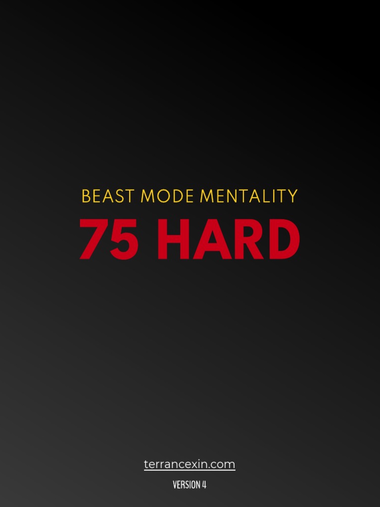 75 Hard Journal | PDF | Sleep | Psychological Concepts