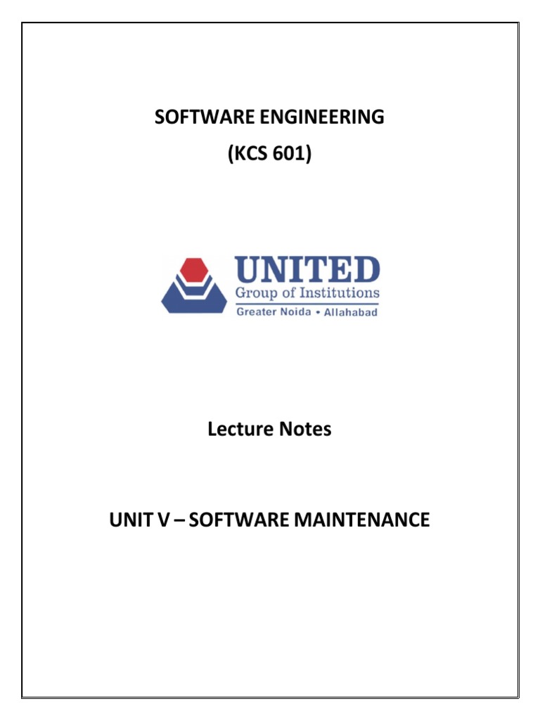 Software Engineering Unit-5 | PDF | Risk | Risk Management