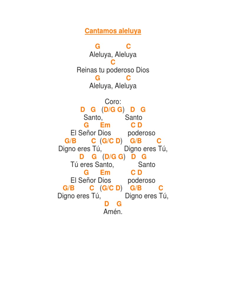 Cantamos Aleluya | PDF