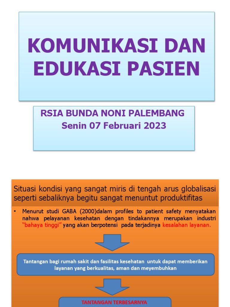Materi Powerpoint Komunikasi Dan Edukasi | PDF