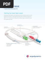Scepter Mini Spec Sheet - NA | PDF | Catheter | Angiography