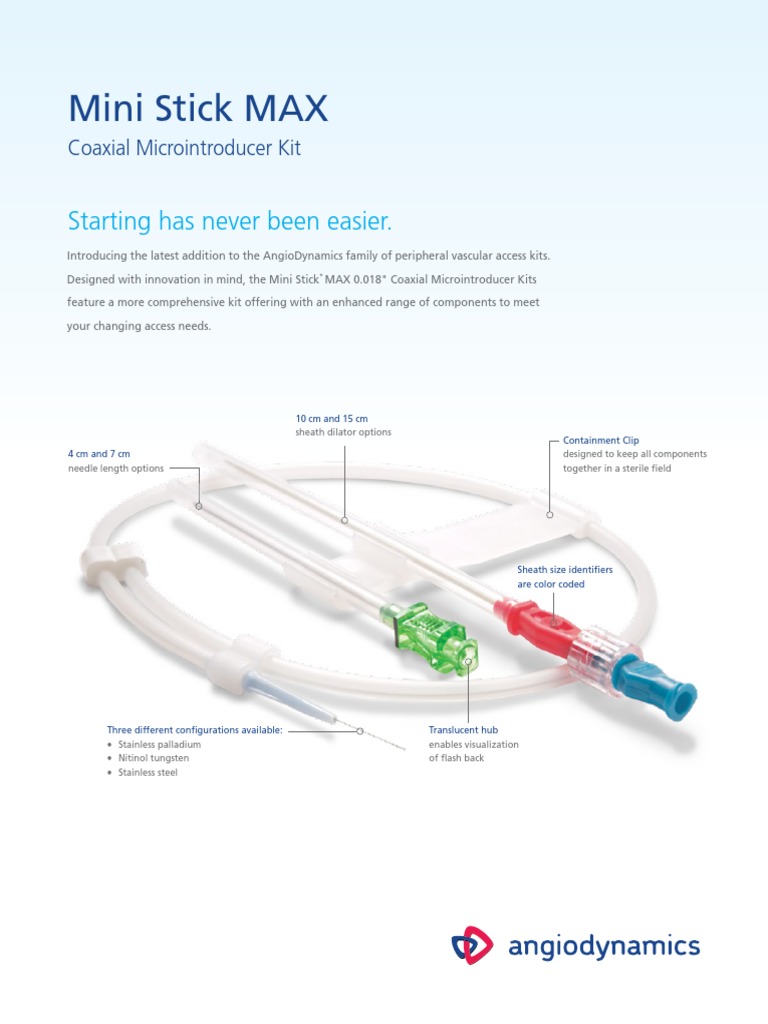 MiniStick Max Promotional Literature-694833 | PDF | Infection ...