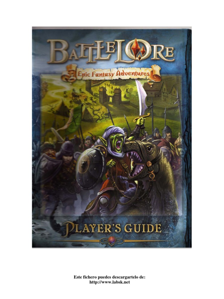 Instrucciones Battlelore Español | PDF | Caballería | Espada