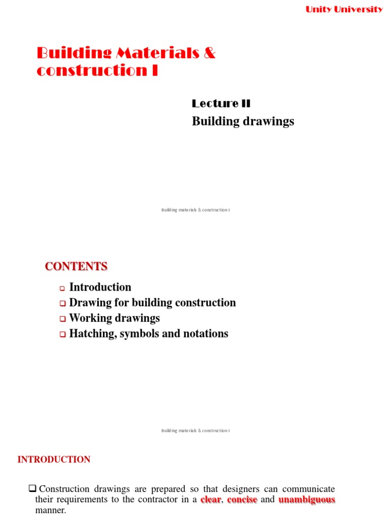 Building Material | PDF | Drawing