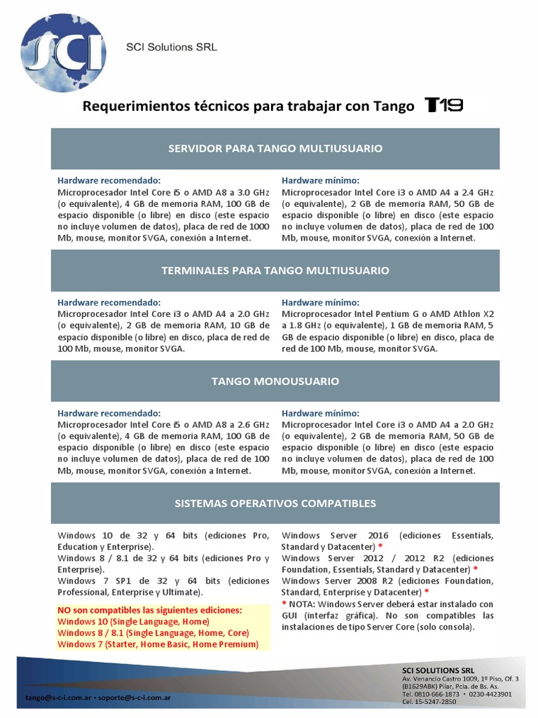 Requerimientos Técnicos 19.01.000 | PDF | Microprocesador | Microsoft ... Requerimientos Técnicos 19.01.000 | PDF | Microprocesador | Microsoft ...