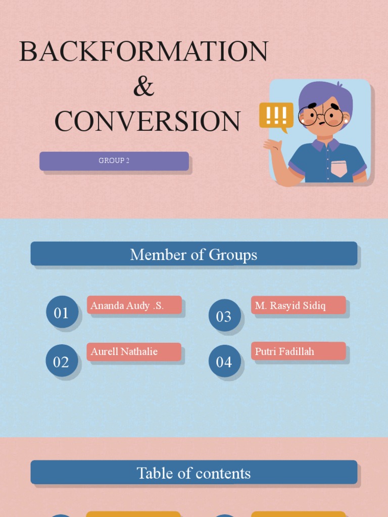 Backformation and Conversion in Linguistics | PDF | Word | Morphology ...