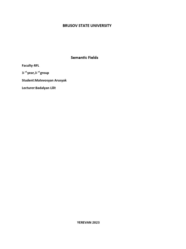 Brusov State University | PDF