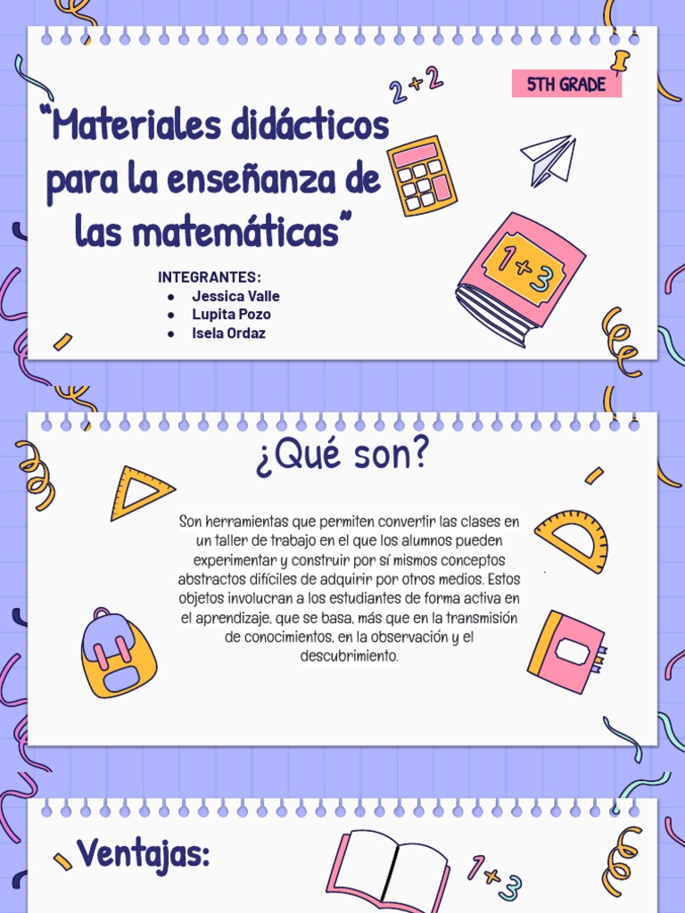 Materiales Didacticos | PDF | Ciencia cognitiva | Matemáticas