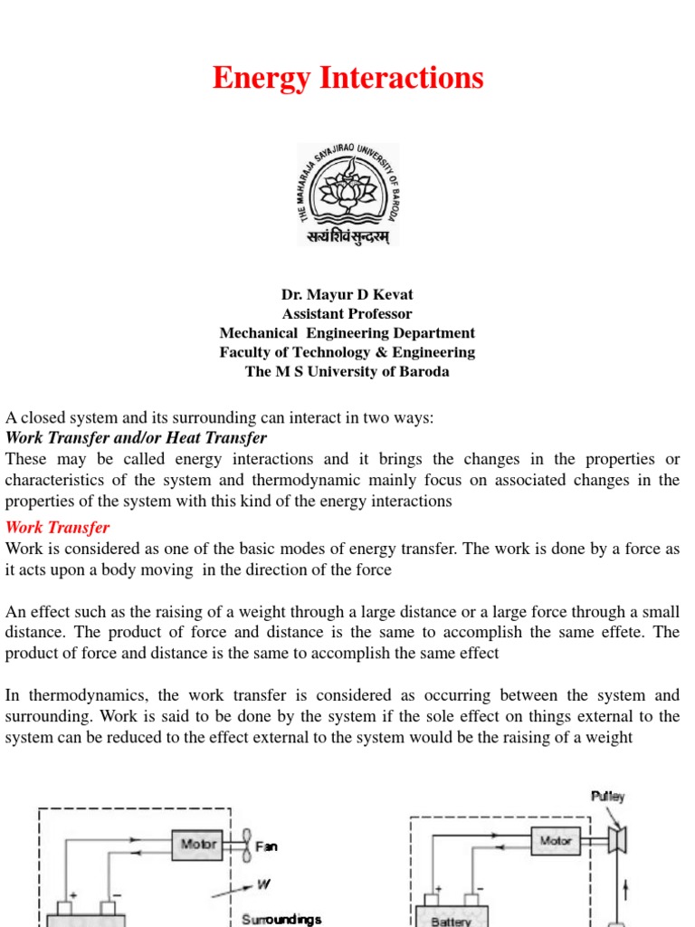 Work and Heat Transfer | PDF | Heat | Heat Transfer