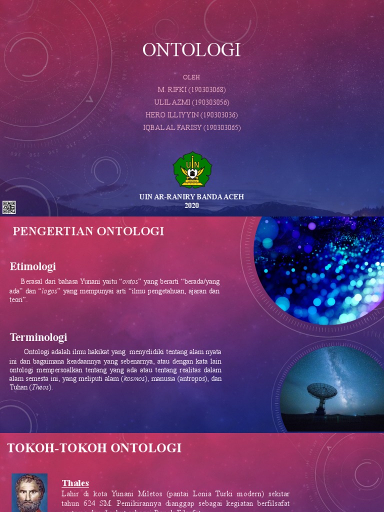 Ontologi: Konsep dan Tokoh Utama | PDF
