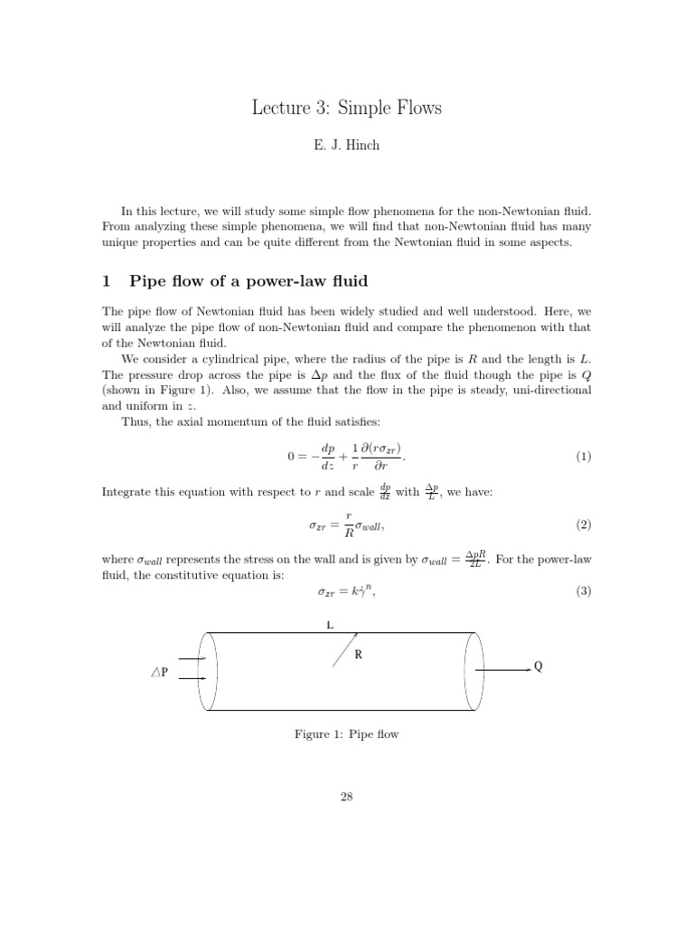 Lecture03 28327 | PDF | Shear Stress | Fluid Dynamics