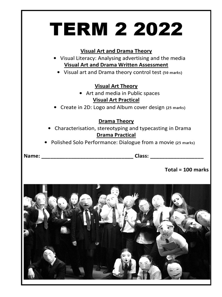 2022 Creative Art booklet form 2 term 2 | PDF | Mass Media | Advertising