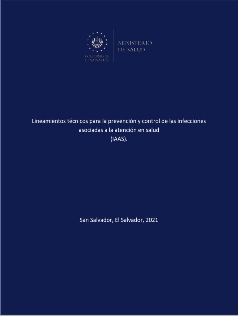 Lineamientos Técnicos para La Prevención y Control de Las Infecciones ...