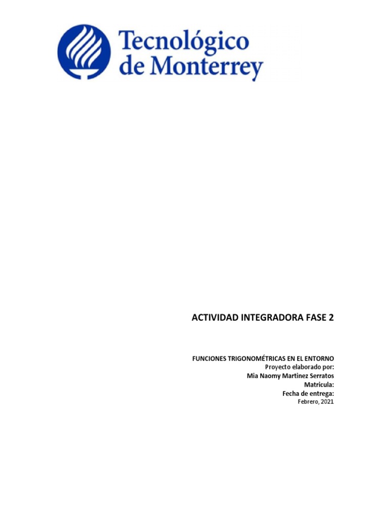 Actividad Integradora Fase 2 | PDF | Olas | Frecuencia
