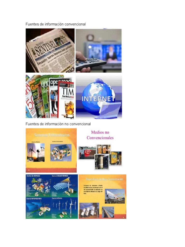 Fuentes de información convencional | PDF