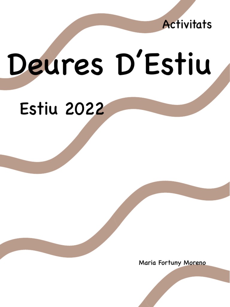 Deures D'Estiu | PDF