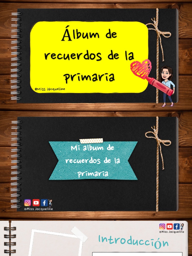 Plantilla para Album de Recuerdos - Miss Jacqueline | PDF