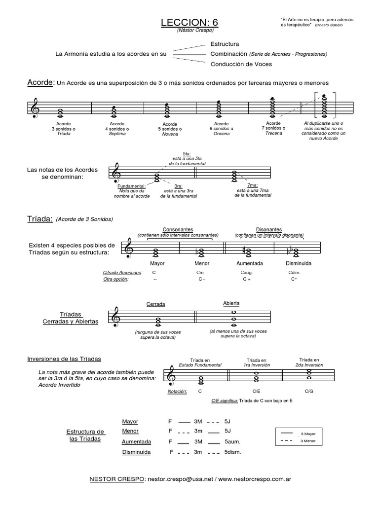 Armonía.-teoría-.-Clase-1 | PDF | Acorde (Música) | Escala (música)