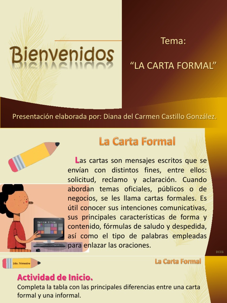 Guía de Cartas Formales: Características y Modelos | PDF | Estudios de idiomas extranjeros