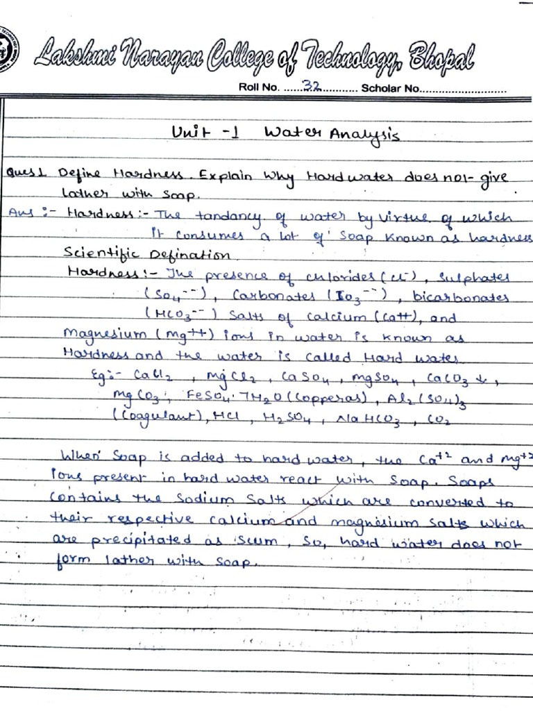 Chemistry Assignment LNCT | PDF