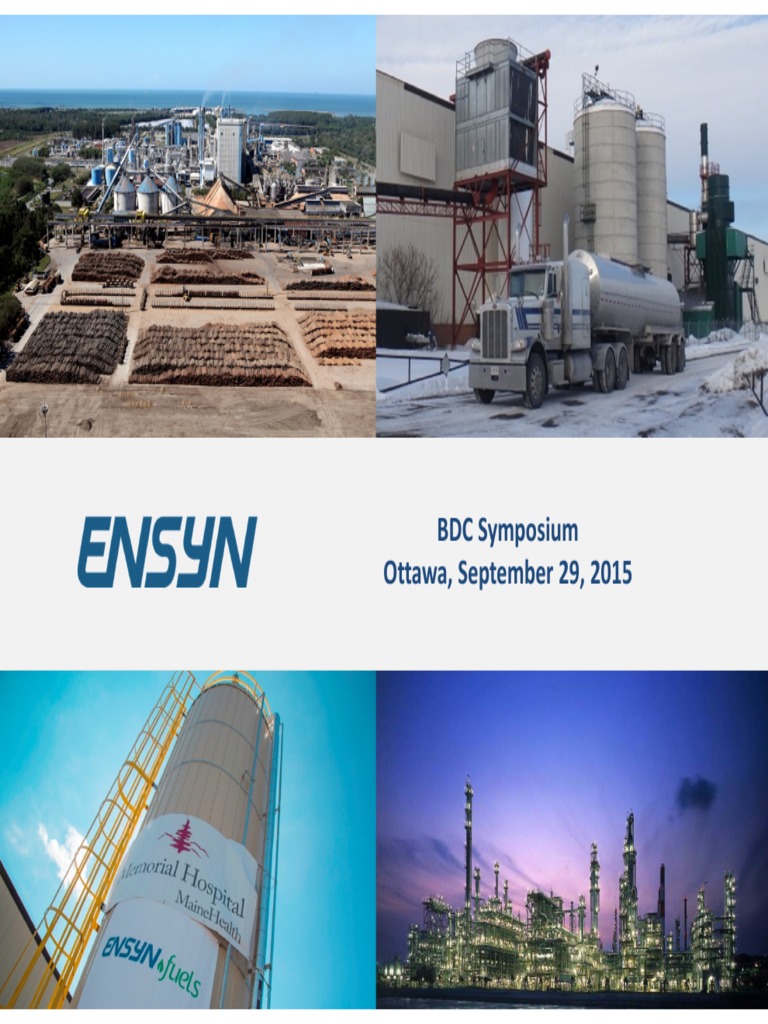 BDC - Bob Graham - Ensyn 9.29.2015 As Presented | PDF | Fuel Oil | Gasoline
