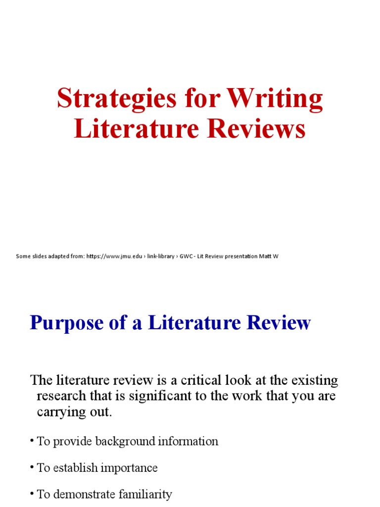 Set#4 Research Methods-Literature Review | PDF | Career & Growth