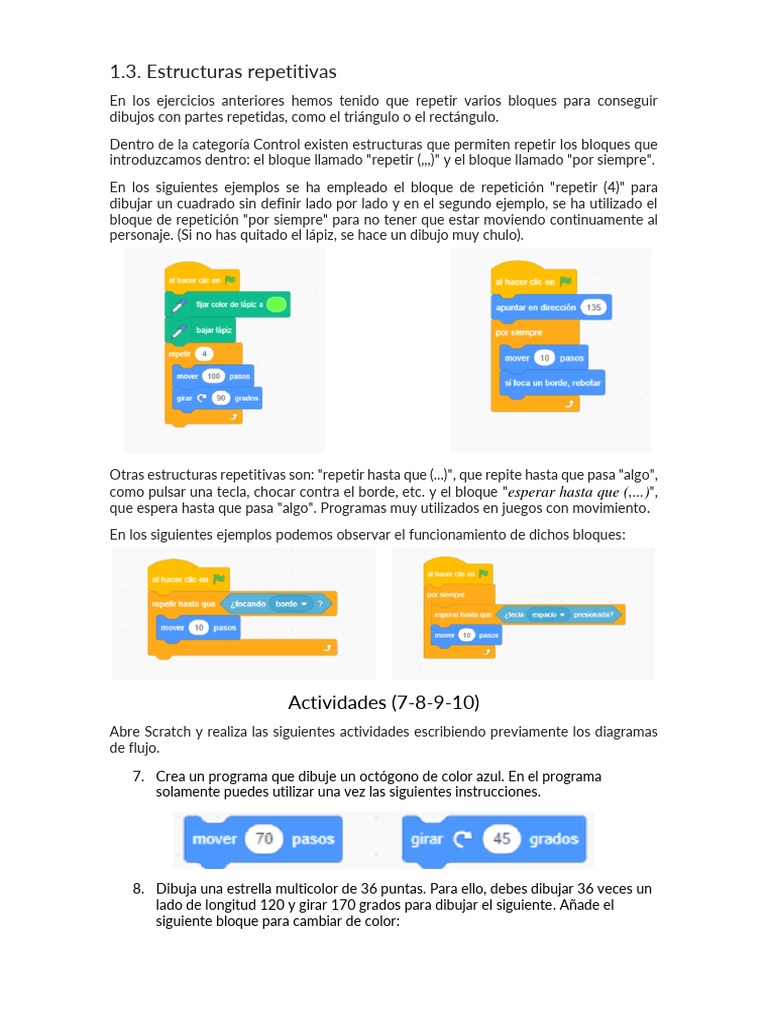 Sesión 3 Programación Con Scratch | PDF | Scratch (lenguaje de ...