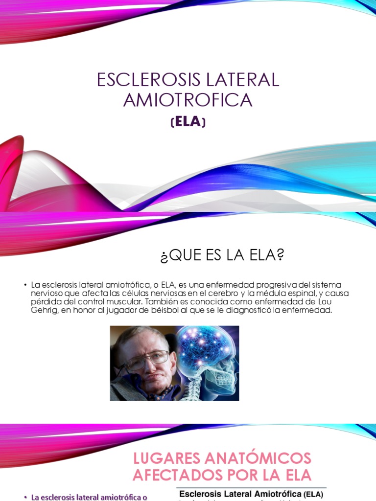 Esclerosis Lateral Amiotrófica: Guía Completa | PDF