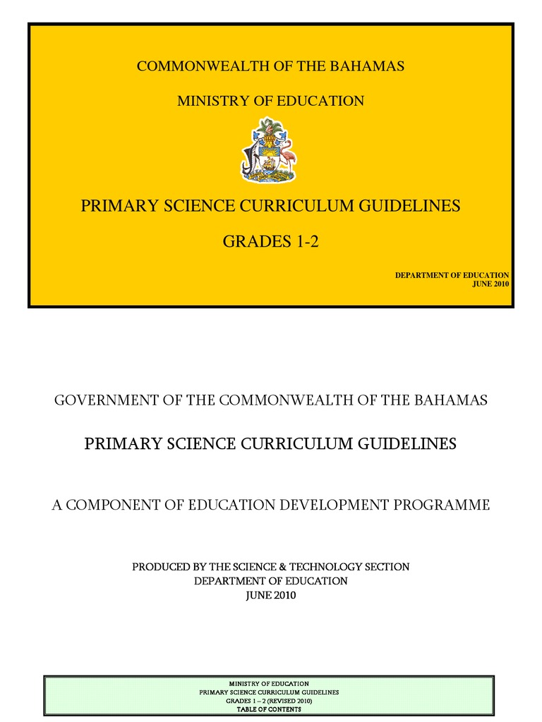 Primary Science Curriculum Grade 1 2 Pdf Weather Earth