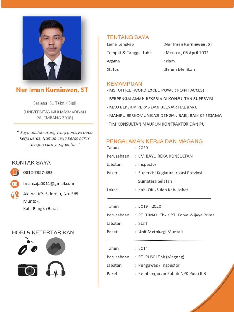 CV. Nur Iman Kurniawan - 052741 | PDF